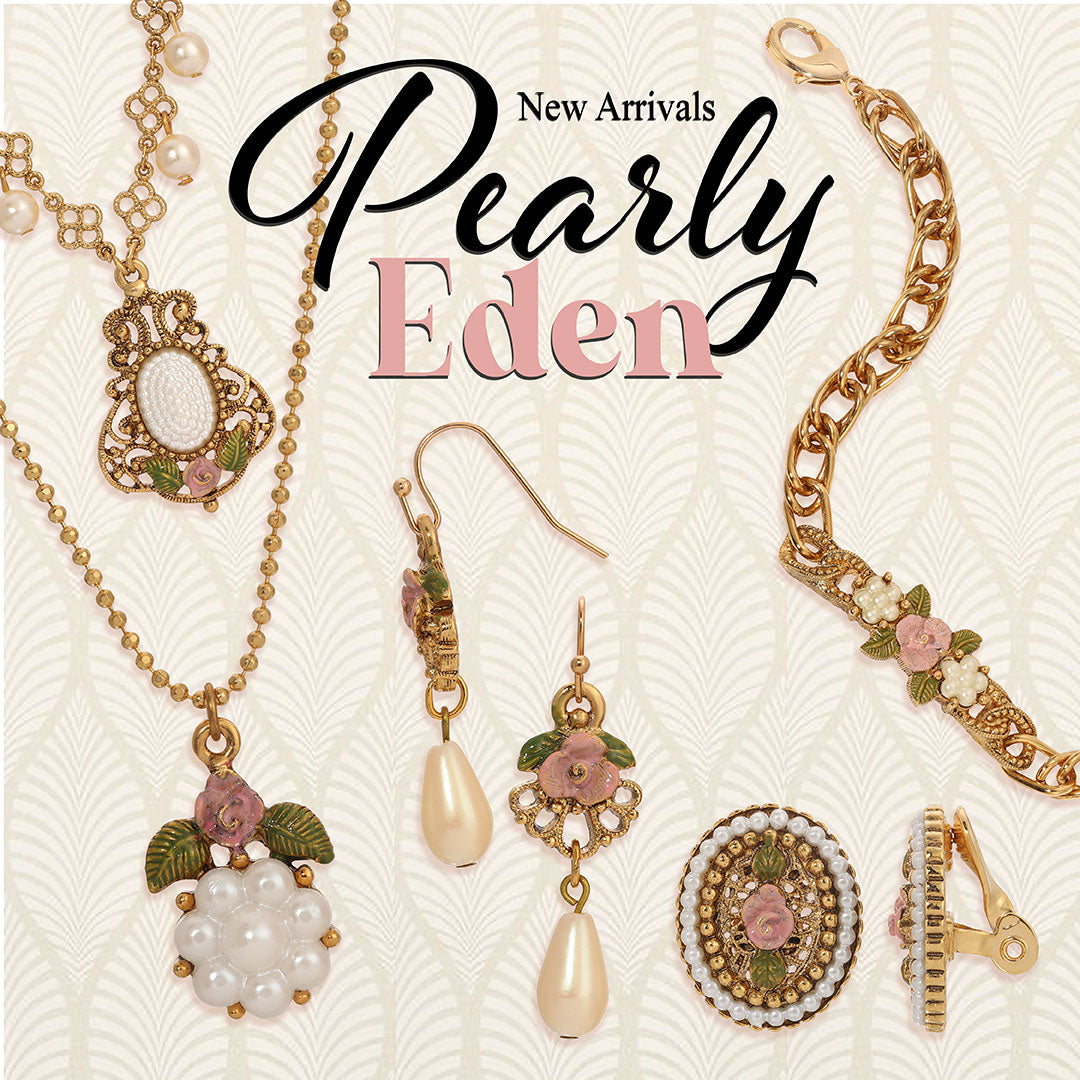 Pearly Eden – Tagged "Rose Theme" – 1928 Jewelry