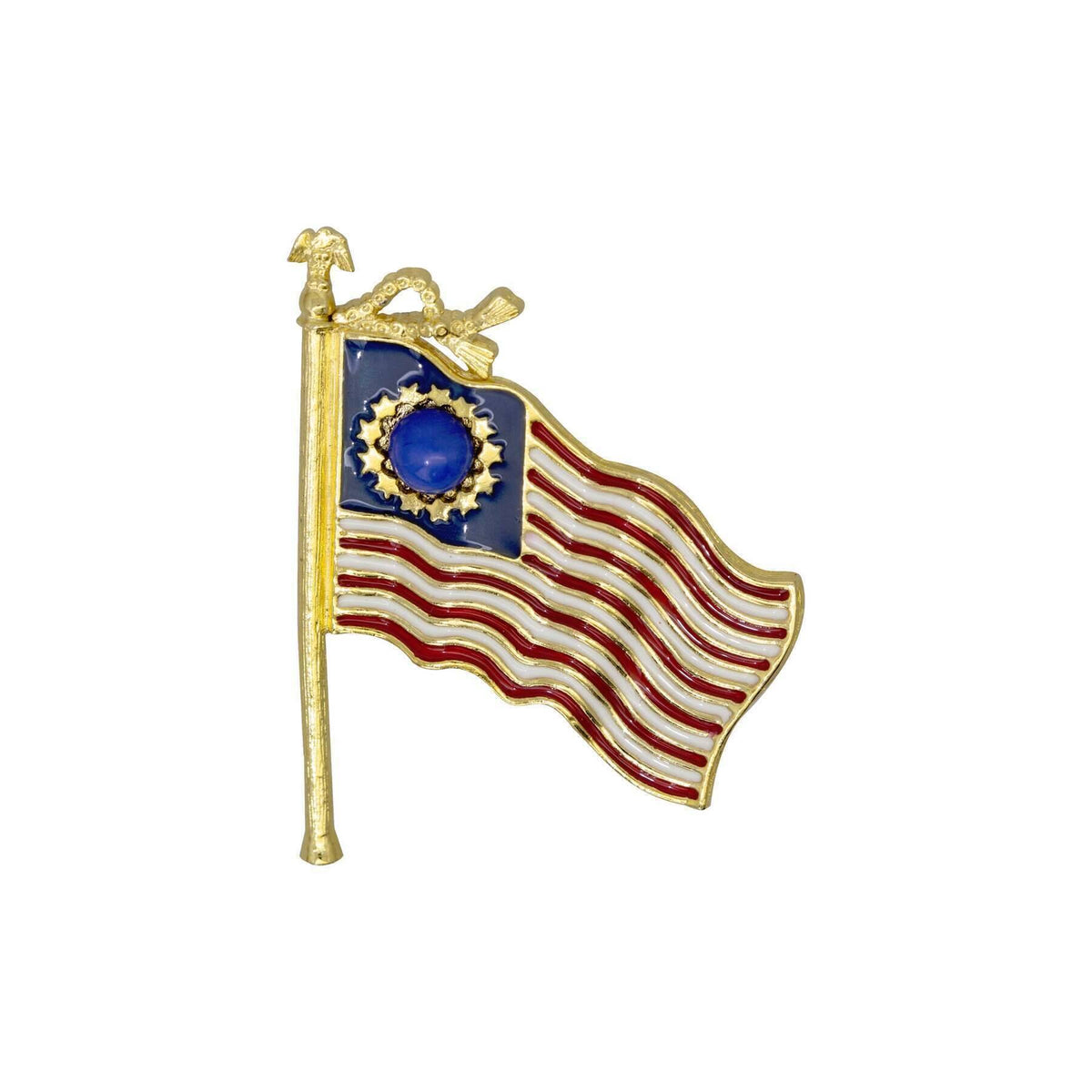 13-Star American Flag Patriotic Pin – 1928 Jewelry