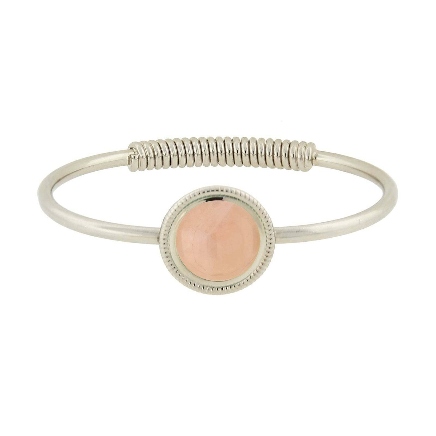 1928 Jewelry Gemstone Spring Hinge Bracelet | Semi Precious Stone Jewelry