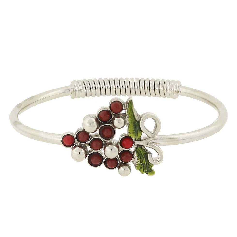 Winery Purple Grapes Spring-Hinge Bracelet – 1928 Jewelry